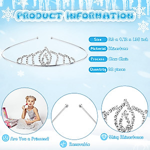 32 Pack Girls Crystal Tiara Crown Rhinestone Princess Crown Queen Crown Women Toddler Kids Crown Tiara Headband for Birthday Parties Wedding Prom Bridal Pageant