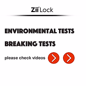 ZiiLock X - Award Winning Smart Folding Bike Lock,Fingerprint  & Bluetooth APP Remote Control, Anti-Theft Alarm,Heavy Duty Bike Lock with Key and Case (Armour Gray)