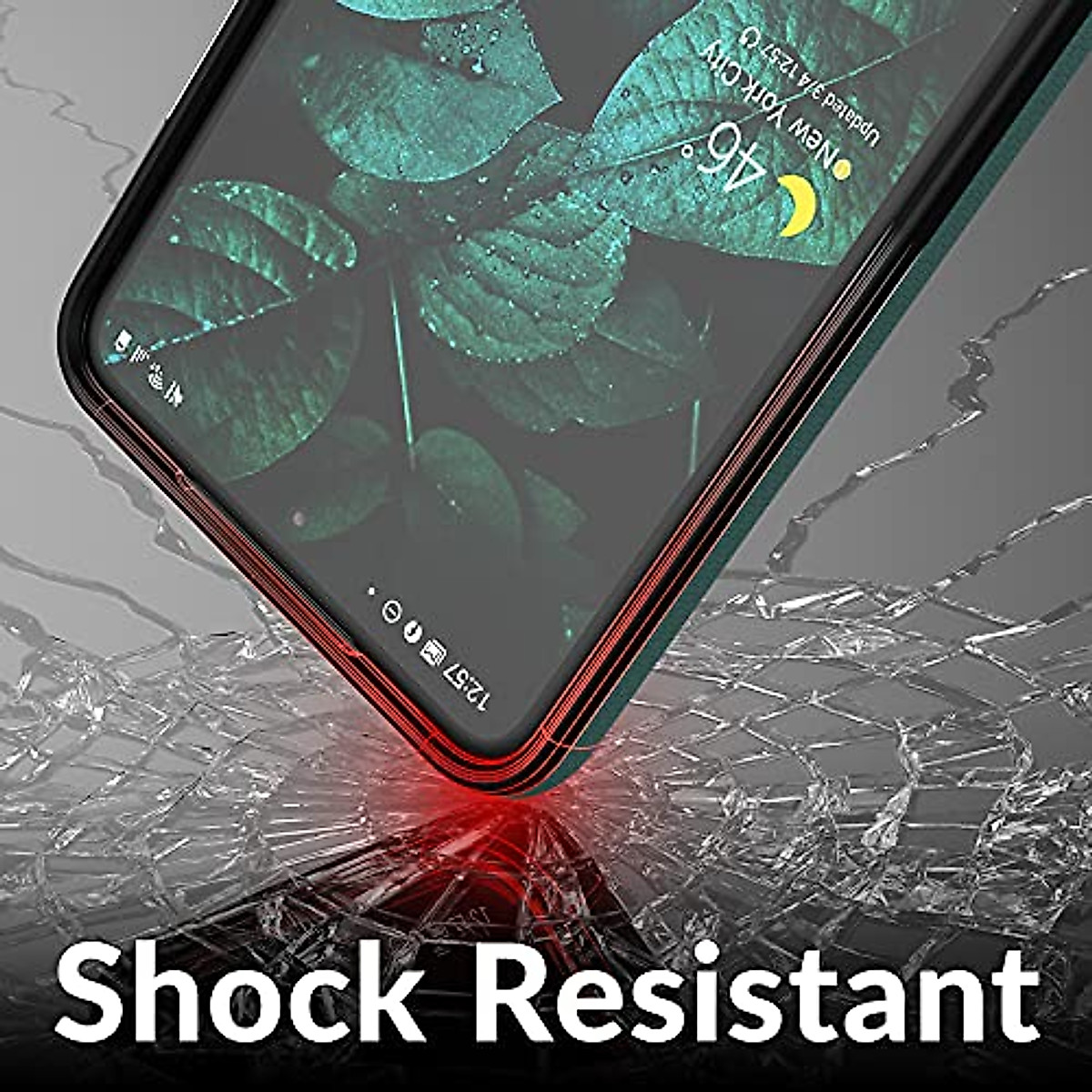 Crave Dual Guard for Samsung Galaxy S21 FE Case, Shockproof Protection Dual Layer Case for Samsung Galaxy S21 FE, S21 FE 5G - Forest Green