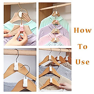 iYourHouse Clothes Hanger Connector Hooks 100pcs, Thicken Hanger Hooks for Clothes, Space Saving, Load Bearing, Cascading Closet Organization, Space Saver Hanger Organizers for Velvet and Wood Hangers