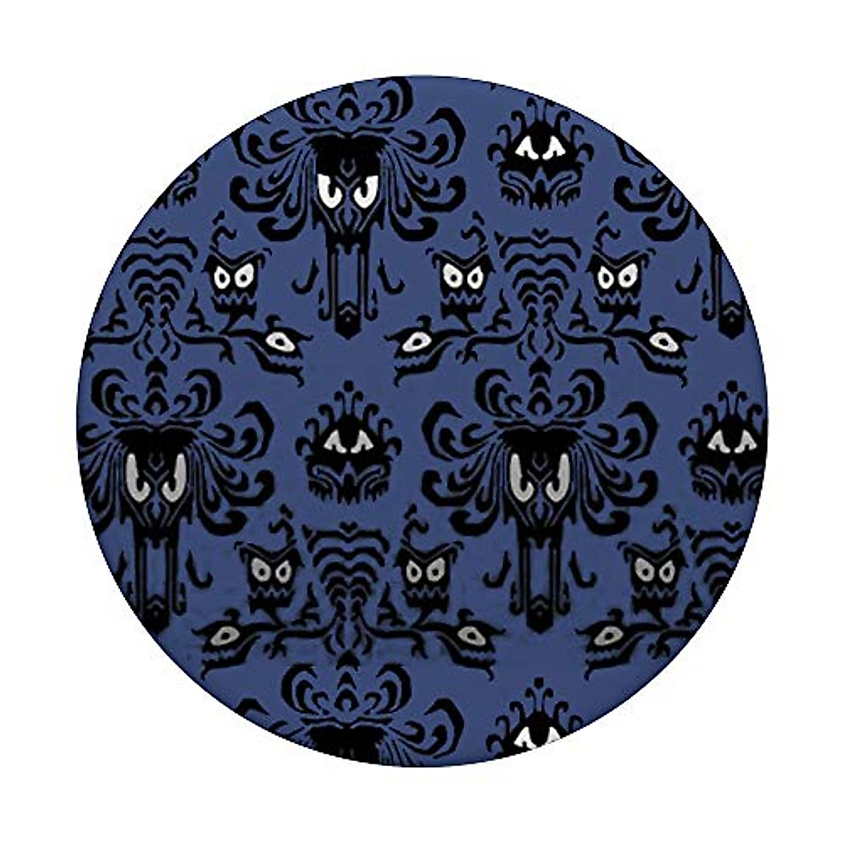 Spooky Wallpaper Halloween Pattern Purple PopSockets PopGrip: Swappable Grip for Phones & Tablets