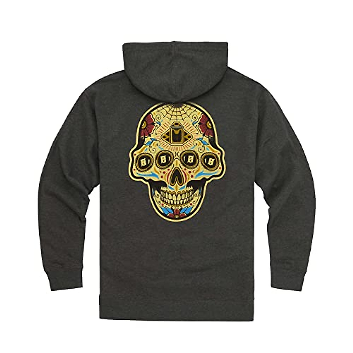 VIKTOS Men's Dia De Los Quatros Hoodie, Charcoal Heather, Size: X-Large