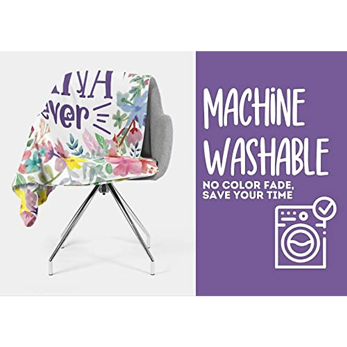 InnoBeta Nana Throw Blanket - Best Nana Ever Flowers - Nana Gifts Flannel Blankets on Mother's Day, Christmas, Birthday, Thanksgiving - 50" x 65"