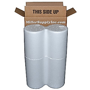 2 Bottle Styrofoam Wine Shipping Cooler - COOL-02
