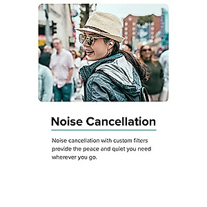 Cleer Audio, Roam NC Wireless Bluetooth Noise Cancelling Earbuds with Long Lasting Battery Life, Sweat Proof and Water Resistant, Touch Controls, Ambient Mode Music and Calls, Black