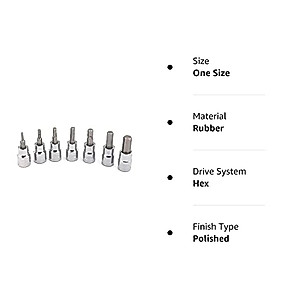 CRAFTSMAN EVOLV 7-PC HEX BIT SOCKET SET *METRIC*