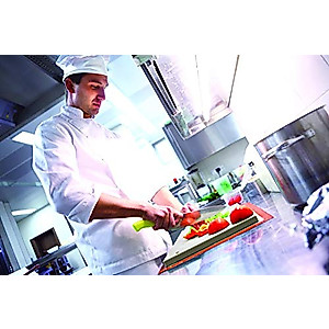 NoTrax 12" x 18" x 0.75" Sani-Tuff T45 Natural Rubber Cutting Board, Non-Skid Professional-Grade, Made in USA, T45S3012BF