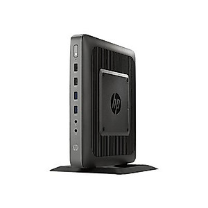 HP G4V28UT#ABA Flexible Thin Client T620 Tower Desktop, 4 GB RAM, 16 GB SSD, AMD Radeon HD 8330E, Black