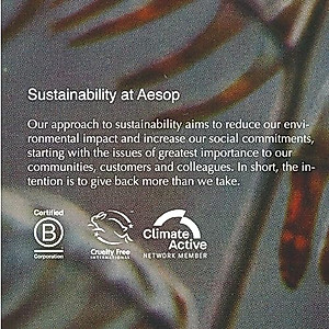 Aesop Geranium Leaf Body Balm -Skin Softening Rich Blend of Nourishing Nut Oils, Geranium Leaf and Citrus Extracts - 3.4 oz