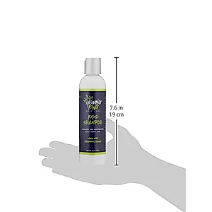 YOUNG KING HAIR CARE Kids Shampoo For Boys | Cleanse and Hydrate Natural Curls | Plant-Based and Harm-Free | 8oz