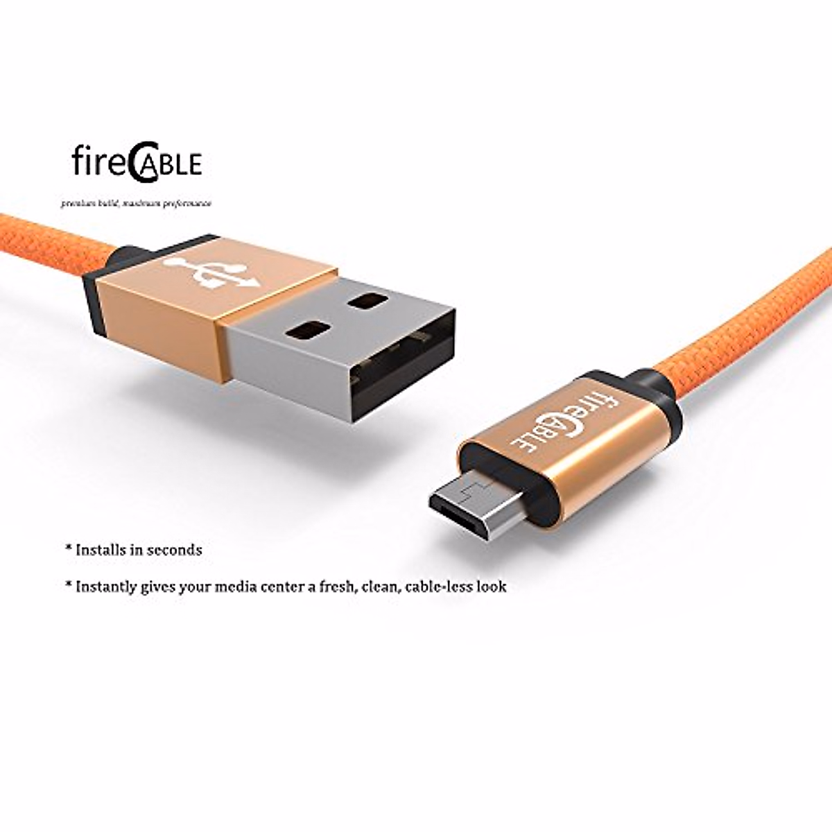 fire-Cable Plus Wireless Adapter, Powers Streaming TV Sticks Directly from TV USB Port (Eliminates AC Outlet and Cords)
