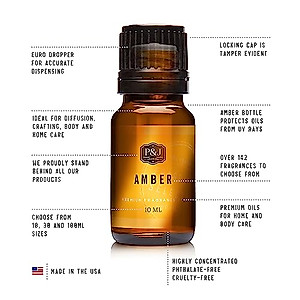 P&J Fragrance Oil Autumn Set | Brown Sugar, Apple, Harvest Spice, Vanilla, Forest Pine, and Snickerdoodle Candle Scents for Candle Making, Freshie Scents, Soap Making Supplies, Diffuser Oil Scents