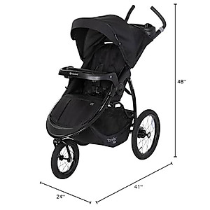 Baby Trend Expedition Race Tec Plus Jogger, Ultra Black