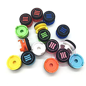 2 PCS Heightened Thumbstick Anti-Slip Enhanced Analog Joystick Extender Thumb Grip Stick Cap Cover for PlayStation 4 PS4 Conteoller (Blue)