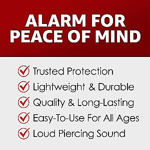 (3-Pack) The SafeAlarm Personal Self-Defense Safety Alarm Keychain |Loud 120DB Dual Alarm Siren Heard up to 600 ft/185 Meters Away | Emergency Safety Alarm for Women, Men, Children, Elderly