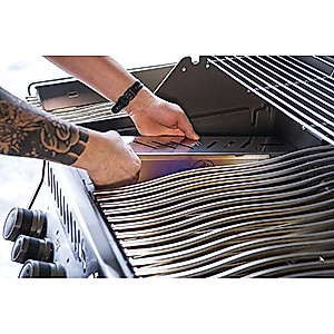 Napoleon Stainless Steel Smoker Box 67013 Add Smoky Flavor to BBQ, Easily Turn Gas Grill Into Smoker, Add Wood Chips or Chunks to Smoke Food on Barbecue 16.25 x 2.54 x 3.5