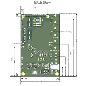 CR-150-R6 Evaluation Board for CR-11X Charge Sensitive preamplifier modules