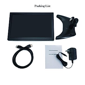 iChawk 11.6" 12" inch Display 1366x768 16:9 HD Widescreen Metal Case HDMI-in VGA BNC AV Built-in Speaker Industrial LCD Screen Monitor For PC Display, USB Port Pluggable U-disk Video Player W116MN-591