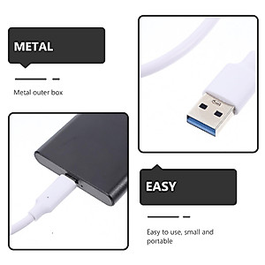 UKCOCO SSD Solid State Drive External Portable Hard Drive Hard Drive Portable USB HDD External Hard Disk Durable 64GB