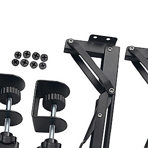 Generic Keyboard Tray Clamp Mount Small Keyboard Tray Under Desk DIY Height Adjustable Table Mount Arm Wrist Rest Shelf Folding Keyboard Drawer Tray