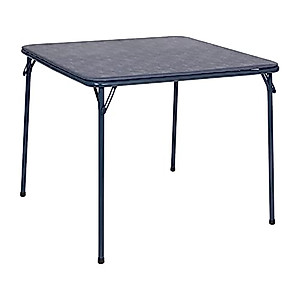 Flash Furniture 5 Piece Navy Folding Card Table and Chair Set