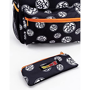 Dragon Ball Z Backpack 4 Piece Set Goku Lunch Box Water Bottle Pencil Case