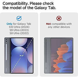 ZenRich Samsung Galaxy Tab S10 Ultra 2024 /S9 Ultra 2023 /S8 Ultra 2022 Case 14.6 inch with S Pen Holder, Shockproof Rugged Case with [360 Degree Rotatable Kickstand][Hand Strap]