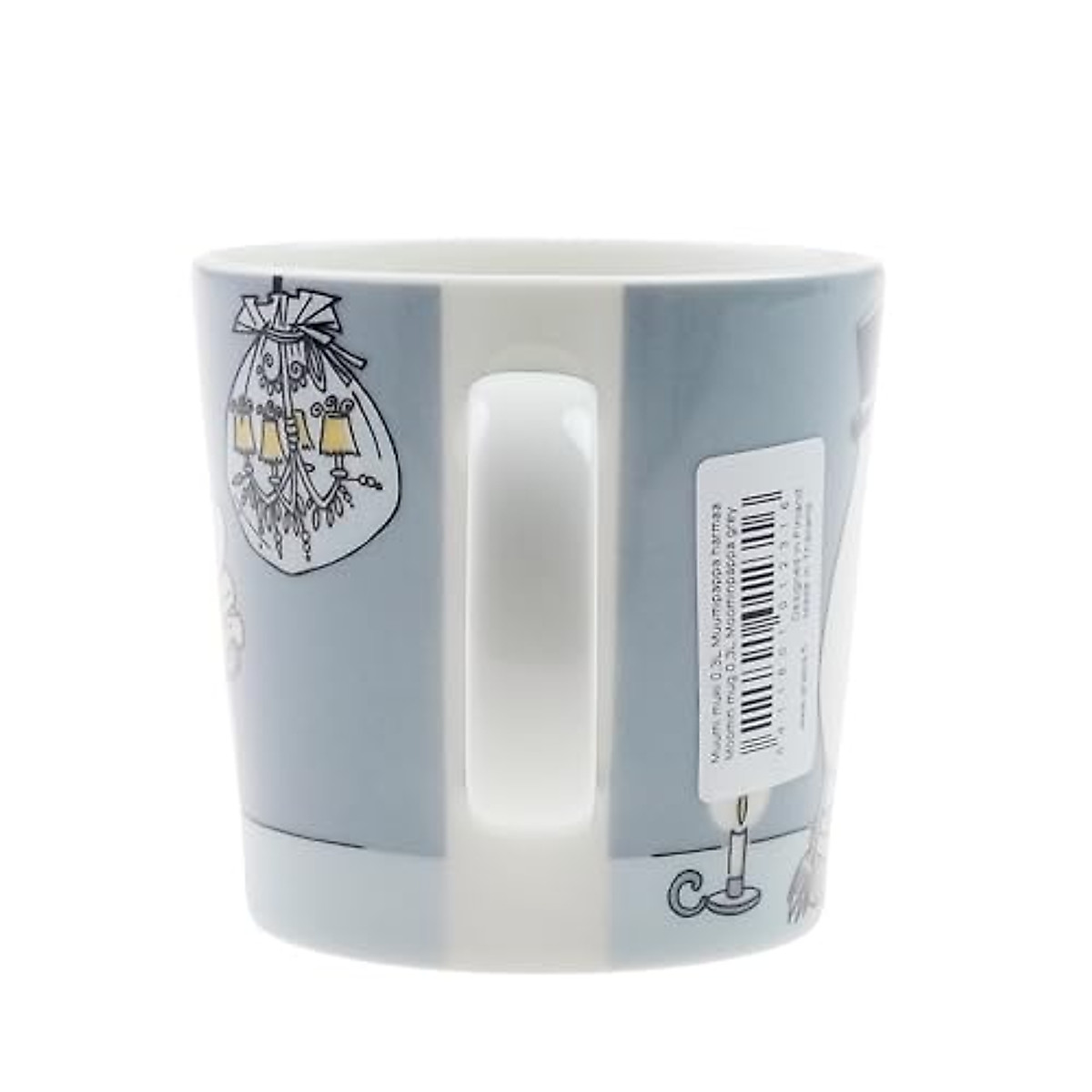 Arabia Moomin Porcelain Mug Moominpappa 0.3 L Grey