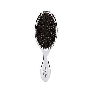 Cala Wet-n-dry metallic silver hair brush