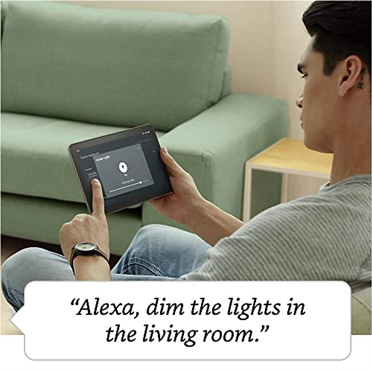 Amazon Fire HD 8 Plus tablet, 8” HD Display, 32 GB, 30% faster processor, 3GB RAM, wireless charging, (2022 release), Gray, without lockscreen ads