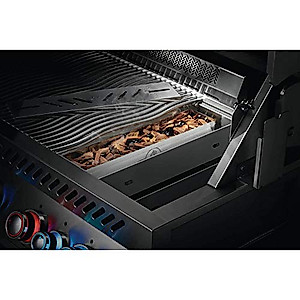 Napoleon Stainless Steel Smoker Box 67013 Add Smoky Flavor to BBQ, Easily Turn Gas Grill Into Smoker, Add Wood Chips or Chunks to Smoke Food on Barbecue 16.25 x 2.54 x 3.5