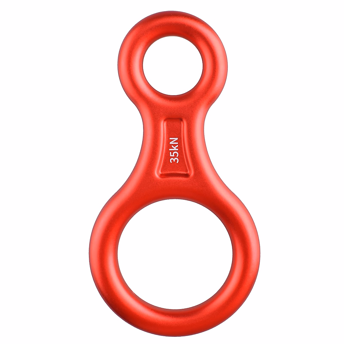 TRIWONDER 35KN Aluminum Climb Figure 8 Descender Rigging Plate Rappel Gear Downhill Equipment Heavy Duty (Red)