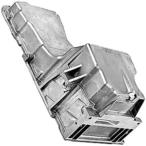 APDTY 375246 Engine Oil Pan Assembly w/Drain Plug (Aluminum, 4.8L 5.3L 6.0L LS Engine; Replaces 12579273, 11562588, 264315, GMP53A)