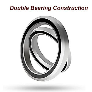 BOXKAT Headsets Set 44-56mm Mountain Bike Aluminum Alloy Bearing Headset Dazzling Color Head Bowl Road Bike (Color : Dazzle, Size : 44-55mm)