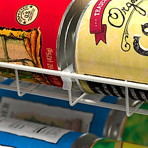 DecoBros Supreme Stackable Can Rack Organizer, White