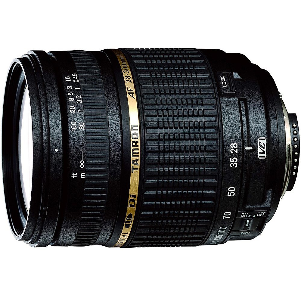 Tamron AF28-300mm A20 F/3.5-6.3 XR Di VC Macro Zoom Lens with Built in Motor for Nikon Digital SLR Cameras Aspherical Black