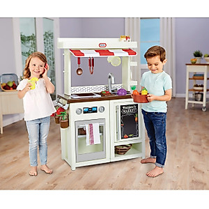 Little Tikes First Market Kitchen Pretend Play Kitchen w/Over 20 Accessories