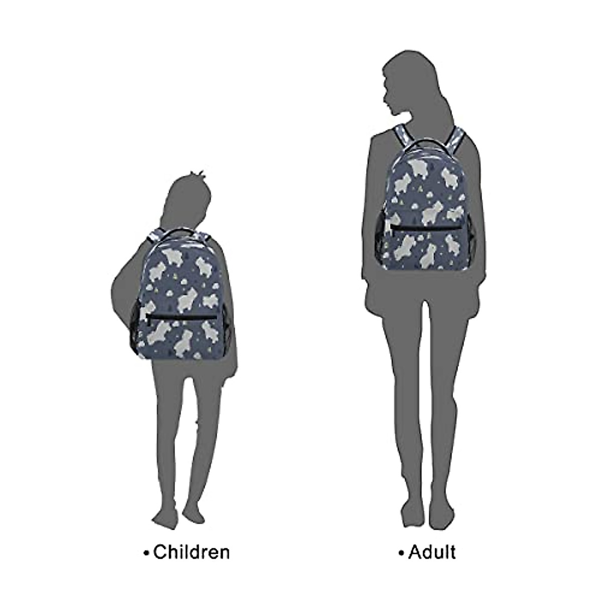 Toddler Backpack for Boys Girls Kids School Bag Cute Bookbag Polar Bear Backpack