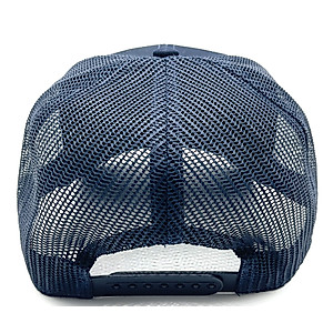 Infinite Hats US Navy Veteran Patch Mesh Adjustable Baseball Cap (Navy)