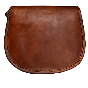 Madosh, Genuine Leather Crossbody Bag Women's Messenger Side Shoulder Brown Cross-Over Purse