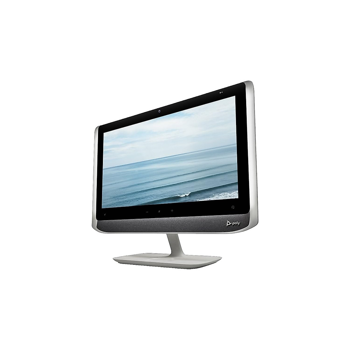 Plantronics Poly - Studio P21 Personal Meeting Display Polycom - 1080p HD Video Quality - Enterprise-Grade 21 inch Display - Integrated Stereo Speakers - Certified for Zoom and Teams