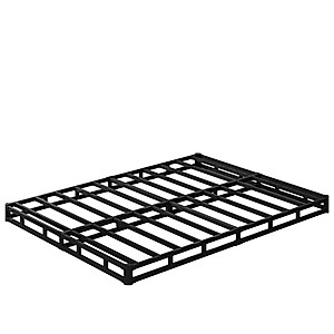 EMODA 5 Inch California King Box Spring Bed Base, 3000 lbs Heavy Duty Metal Mattress Foundation with Fabric Cover, Easy Assembly