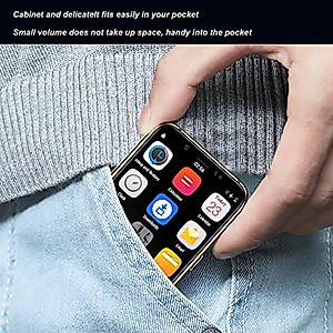 CUIFATI Mini Smartphone for Kid, 3.5 Inch IPS Screen Unlocked Cell Phone, 3GB+32GB, 2023 New Child Phone Gifts (Green)