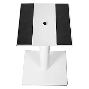 ROCKVILLE Pair RS29W 29" Steel Bookshelf Speaker/Studio Monitor Stands-White V2