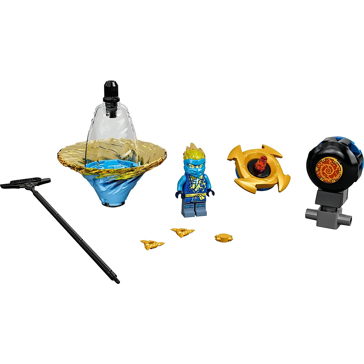 LEGO NINJAGO Jay’s Spinjitzu Ninja Training 70690 Spinning Toy Building Kit with NINJAGO Jay; Gifts for Kids Aged 6+ (25 Pieces)