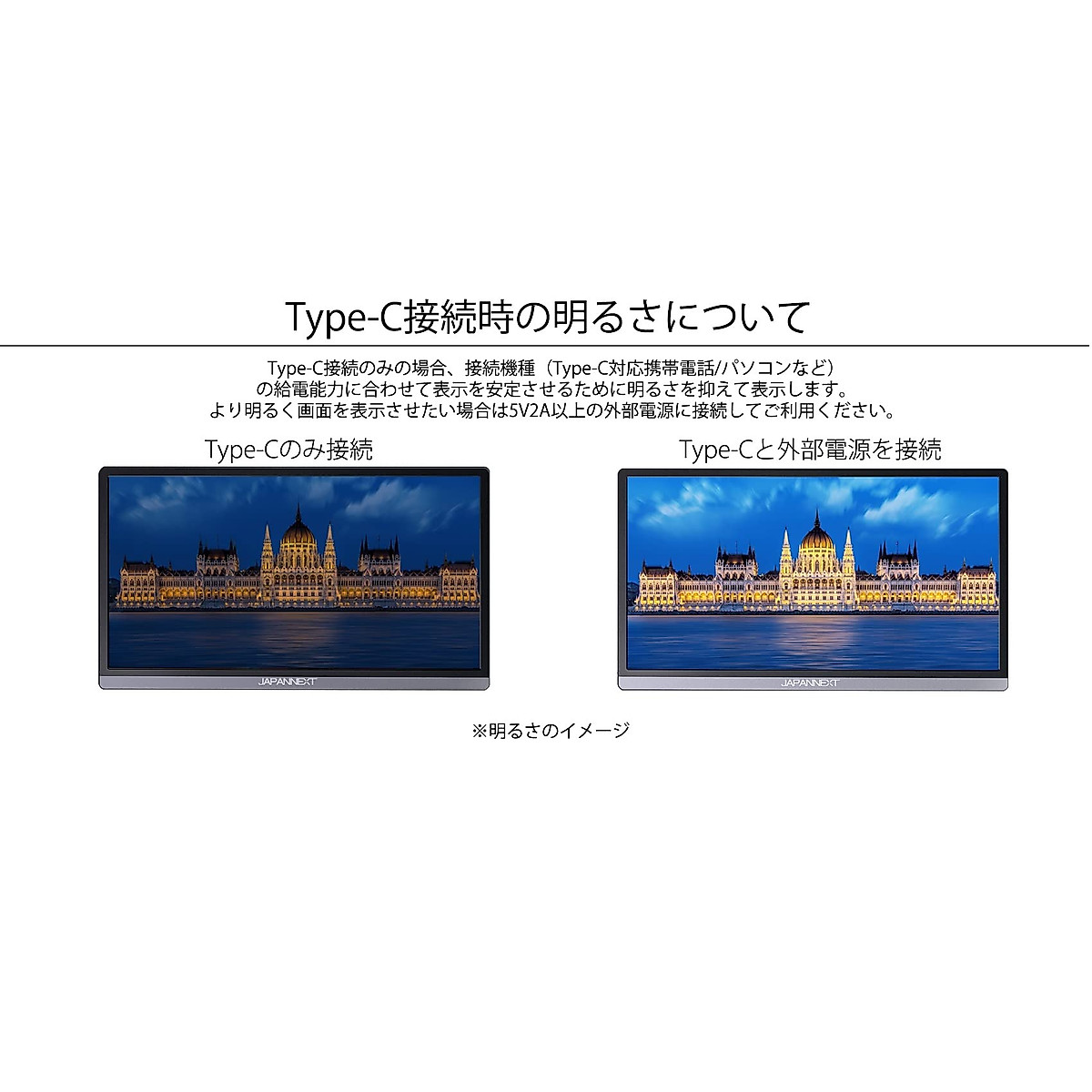 JAPANNEXT JN-MD-IPS1563FHDR-T 15.6-Inch Touch Compatible Mobile Monitor, USB Type-C Mini HDMI