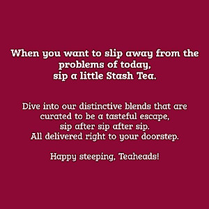 Stash Tea Decaf Chocolate Hazelnut Black Tea - Decaf, Non-GMO Project Verified Premium Tea with No Artificial Ingredients, 18 Count (Pack of 6) - 108 Bags Total