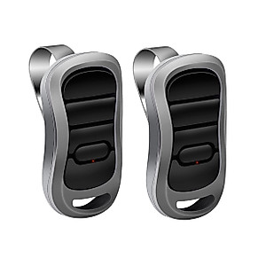 2Pack Genie Garage Door Opener Remote Replacement, Genie G3T-R, Overhead Door O3T-A O3T-BX Auto-Seek Dual Frequency IntelliCode/CodeDodger 3-Years-Warranty