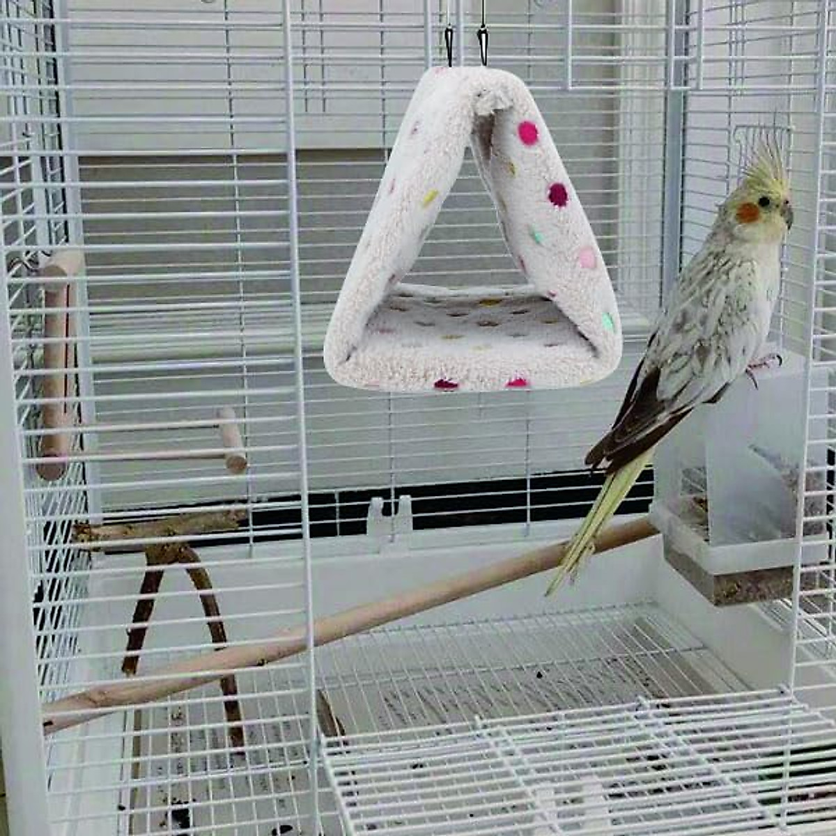 OKJHFD Pet Small Animal Hanging Hammock Ferret Hammock Cage, Hamster Rat Glider Guinea Pig Hideout Great for Playing and Sleeping