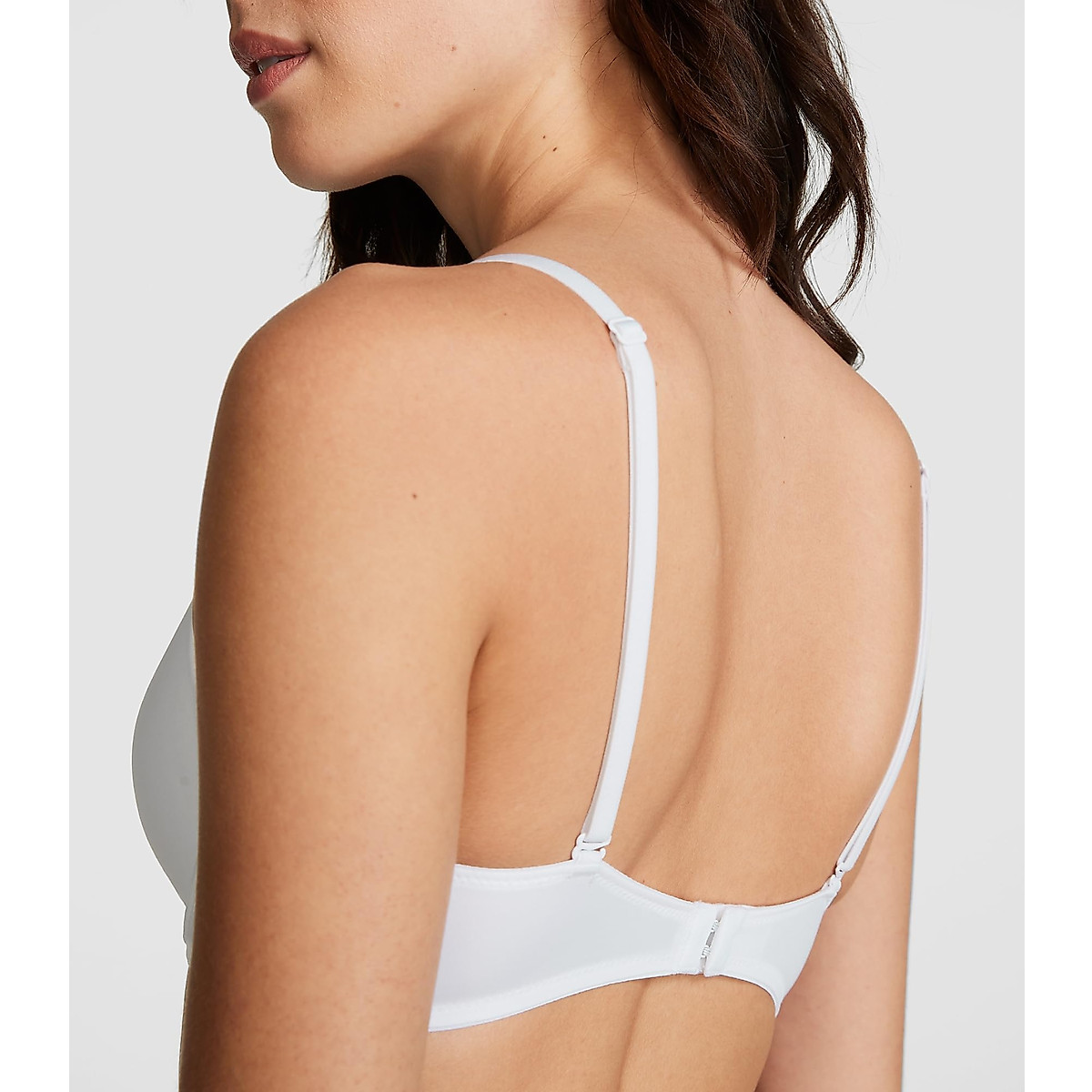 Victoria's Secret Pink Wear Everywhere T-Shirt Lightly Lined Bra, Smooth, Bras for Women, Optic White, (36B)